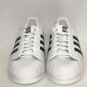 adidas | Shoes | New Adidas Superstar White Black Stripes Sneakers ...